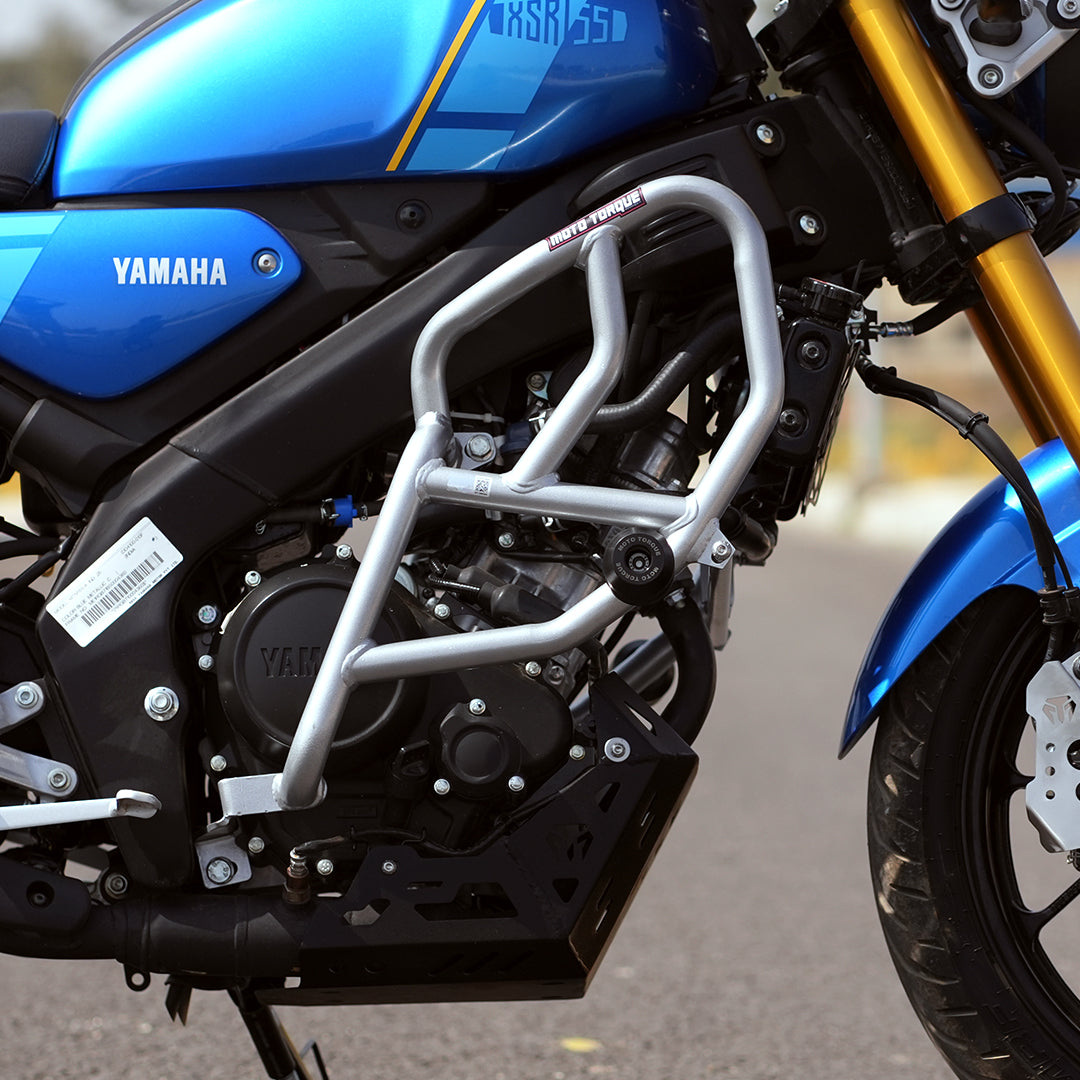 CRASH GUARD(SILVER) FOR YAMAHA XSR 155 – Moto Torque