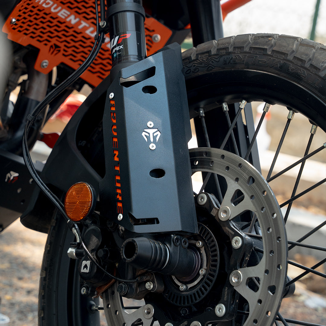 FORK PROTECTORS METAL -BLACK FOR 2025 FOR KTM 390 Adventure/Adventure ...