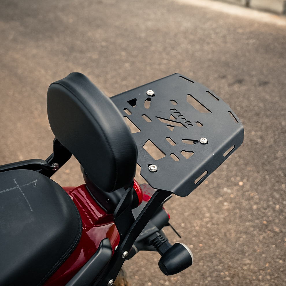 HARLEY 440X - BACK CARRIER WITH BACK REST – Moto Torque